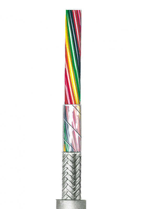 Flexible gray Control Cable, shielded AWG 20 C